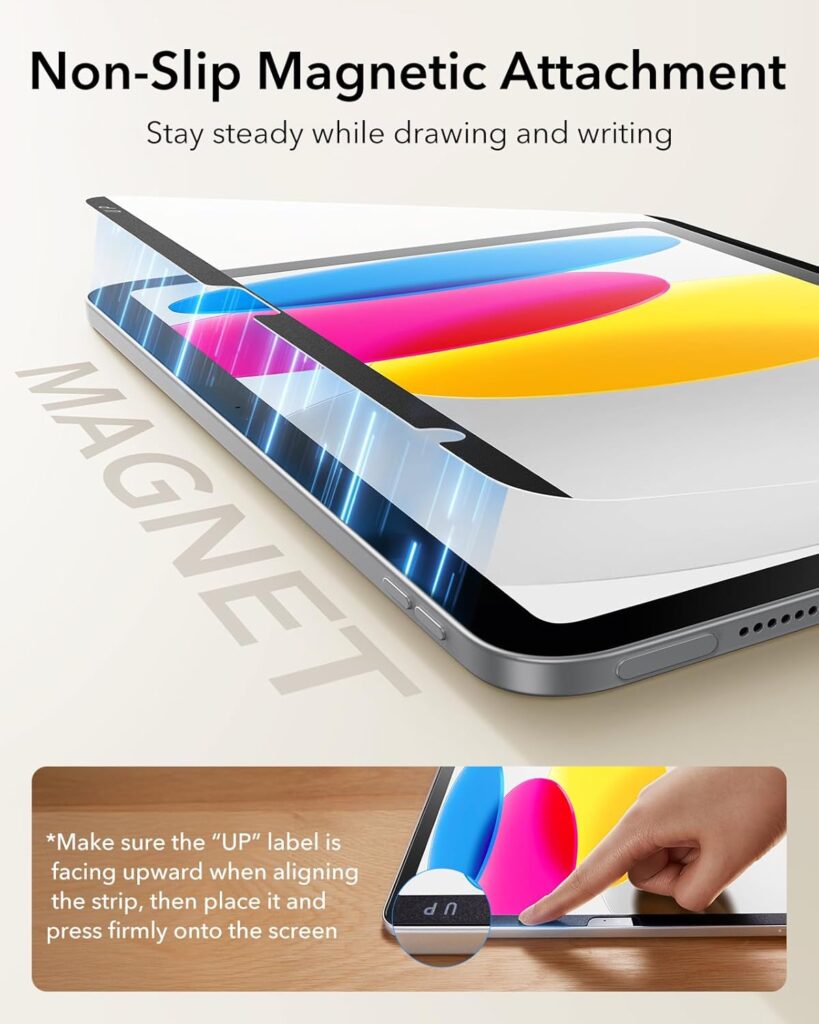 ESR Paper Feel Magnetic Screen Protector for iPad 10th & 11th ...